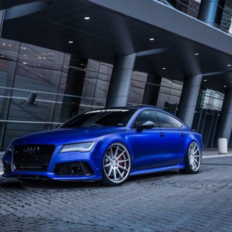 Audi RS7 C7 Blue Ferrada FR4 | Wheel Front