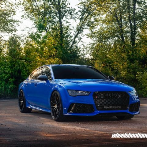 Audi RS7 C7 Blue HRE P104 | Wheel Front