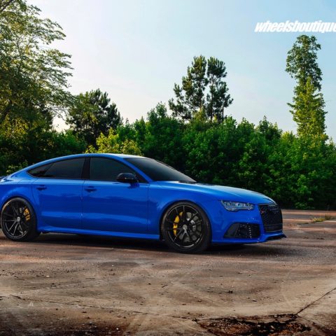 Audi RS7 C7 Blue HRE P104 | Wheel Front