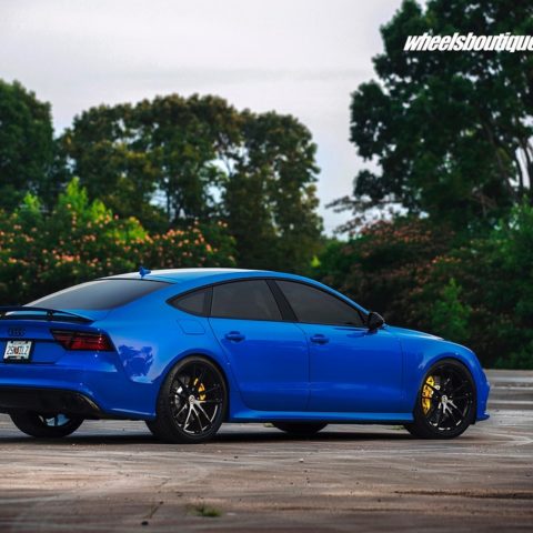 Audi RS7 C7 Blue HRE P104 | Wheel Front