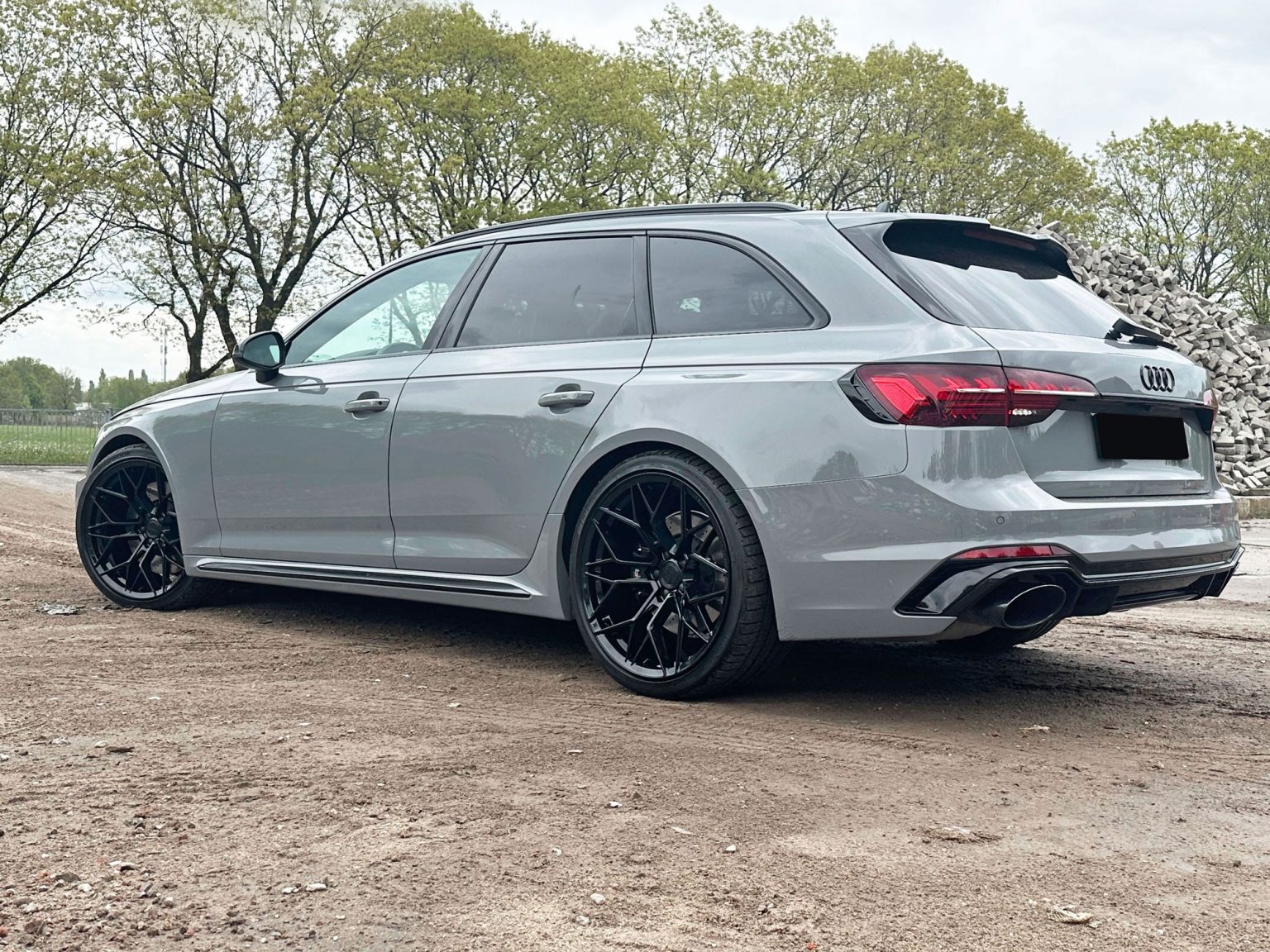 Audi RS4 B9 Grey Korbach Forged PS3 Wheel | Wheel Front