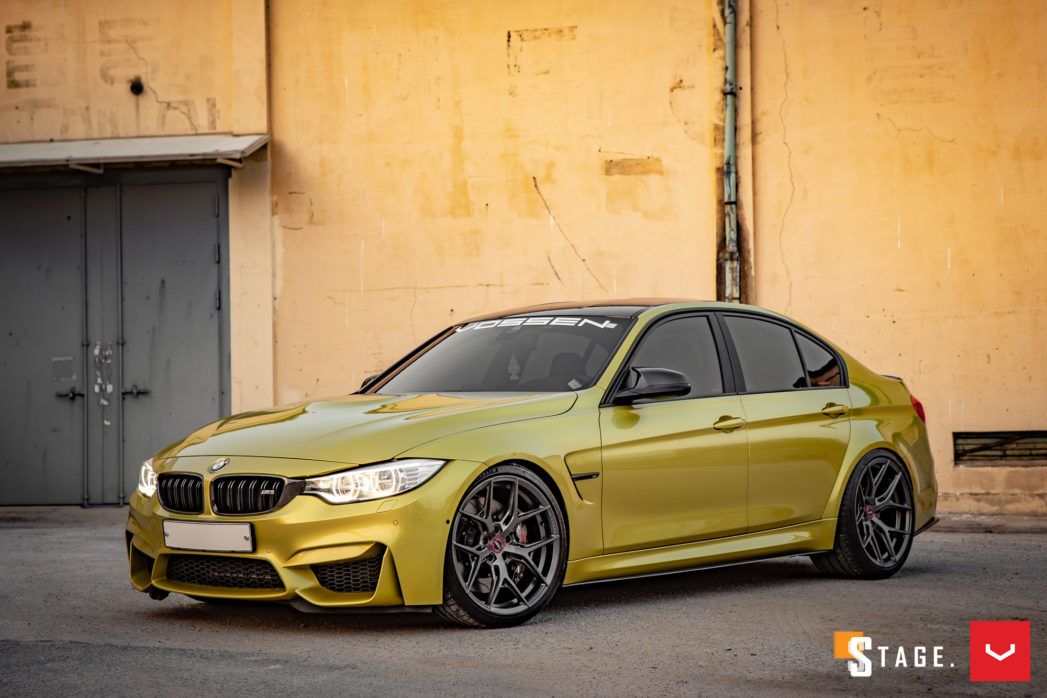 BMW M3 F80 Austin Yellow Vossen HF-5