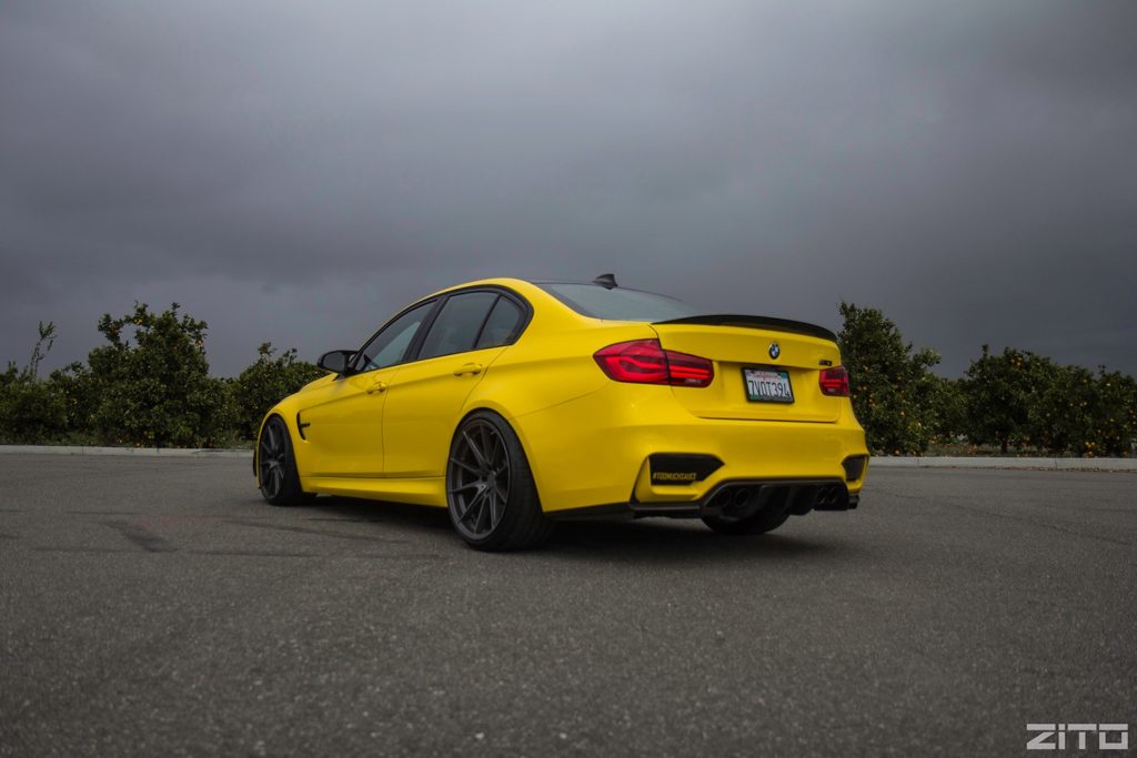 BMW M3 F80 Yellow Zito ZF03 Wheel | Wheel Front
