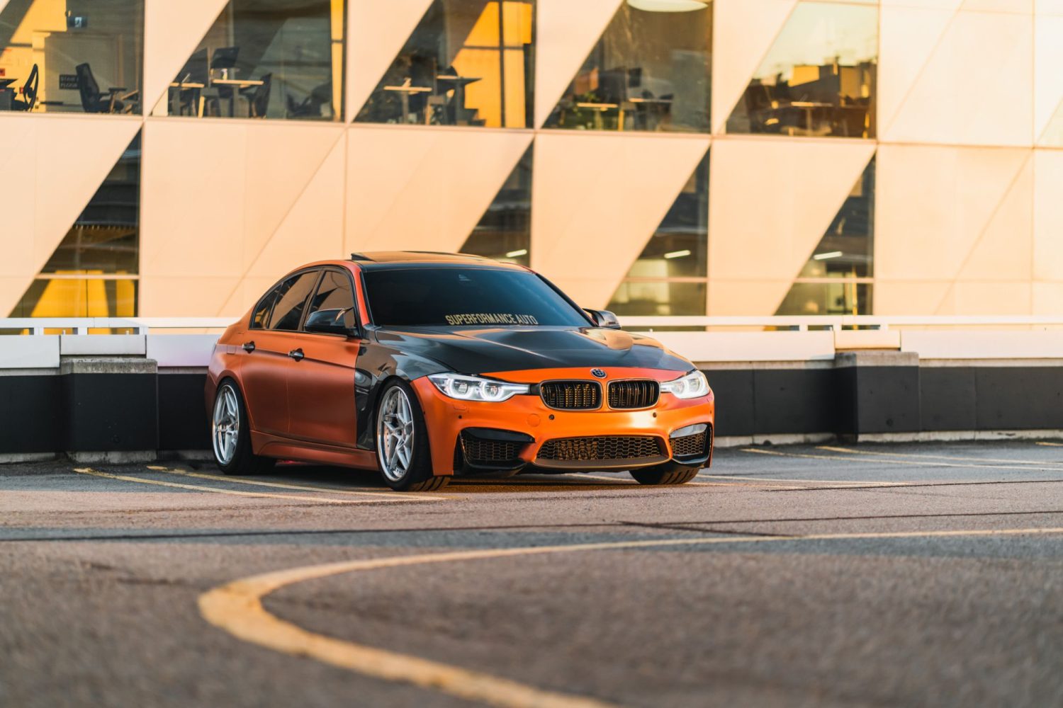 BMW 3 series F30 Orange Forgelite FL6-X Three Piece | Wheel Front