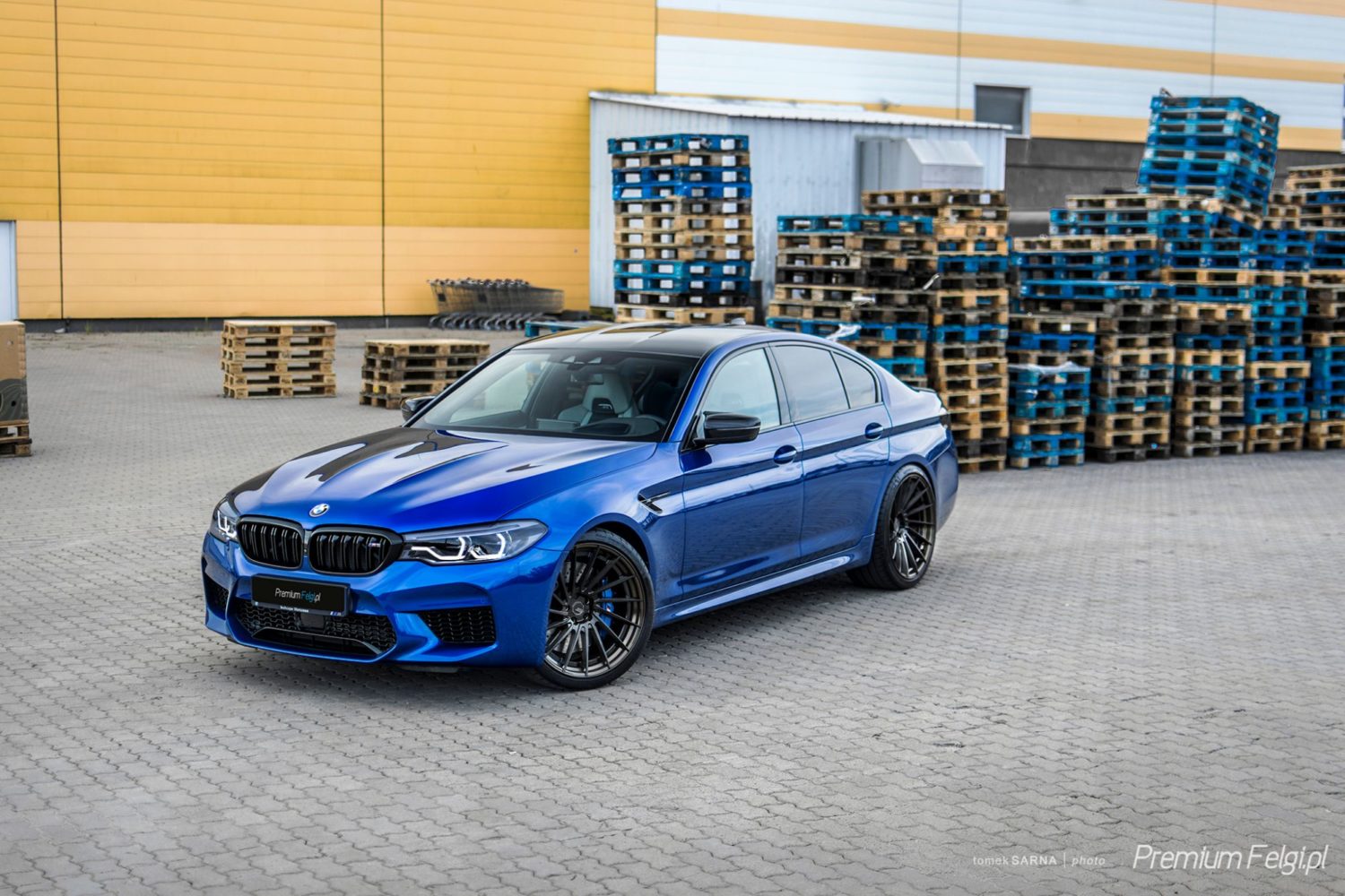 BMW M5 Competition F90 Blue with BC Forged HCA215 Aftermarket Wheels ...