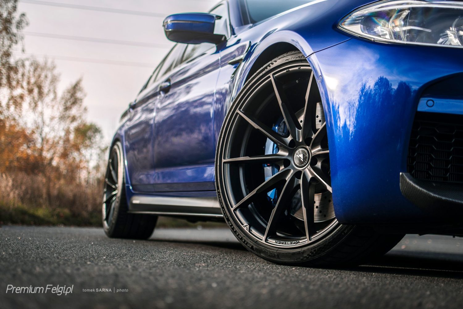 BMW M5 F90 Blue Vorsteiner V-FF 109 | Wheel Front
