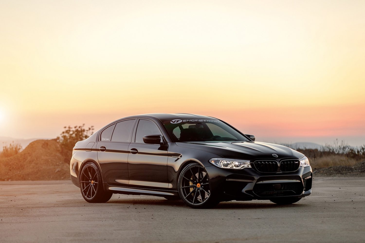 BMW M5 F90 Black Vorsteiner V-FF 109 | Wheel Front