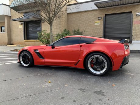 Chevrolet Corvette C7 Z06 Red BC Forged MLE05 | Wheel Front