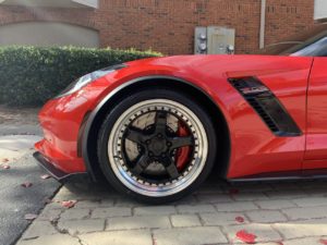 Chevrolet Corvette C7 Z06 Red BC Forged MLE05 | Wheel Front