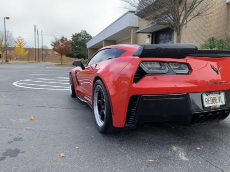 Chevrolet Corvette C7 Z06 Red BC Forged MLE05 | Wheel Front