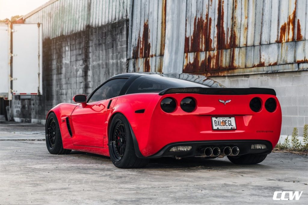 Chevrolet Corvette C6 Red CCW Classic | Wheel Front