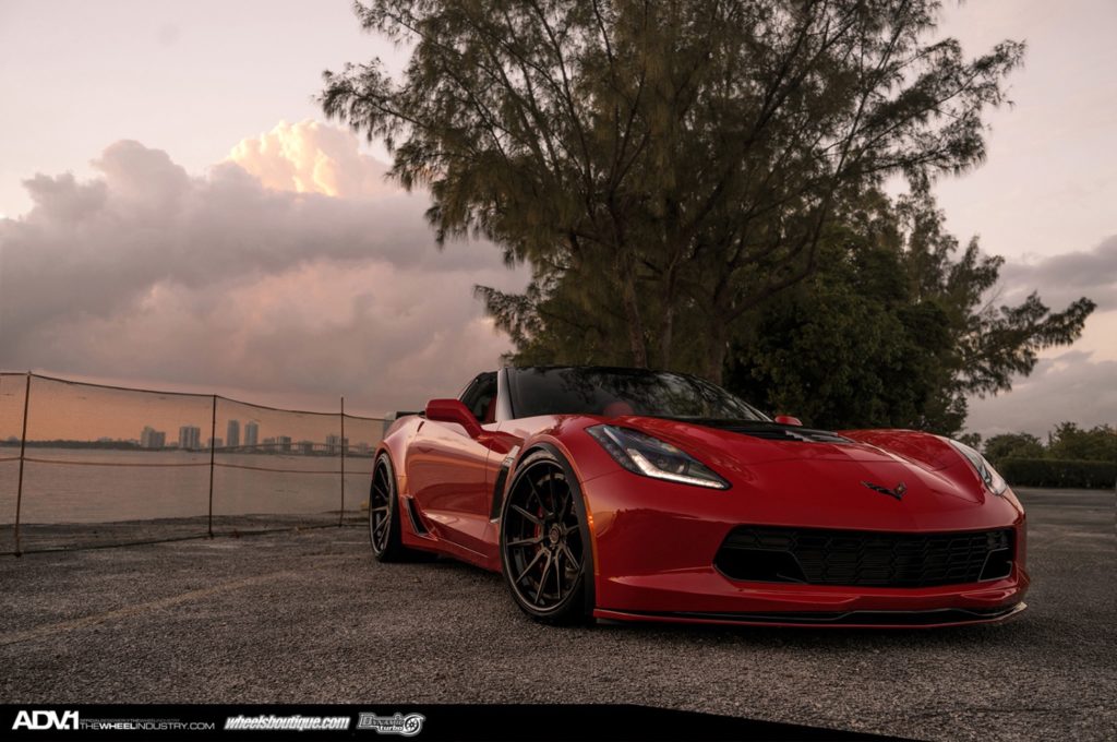 Chevrolet Corvette C7 Z06 Red ADV.1 ADV10 TRACK SPEC CS | Wheel Front