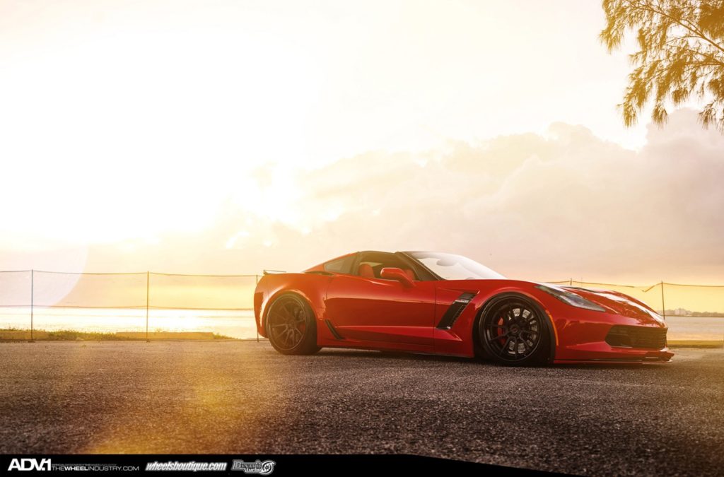 Chevrolet Corvette C7 Z06 Red ADV.1 ADV10 TRACK SPEC CS | Wheel Front