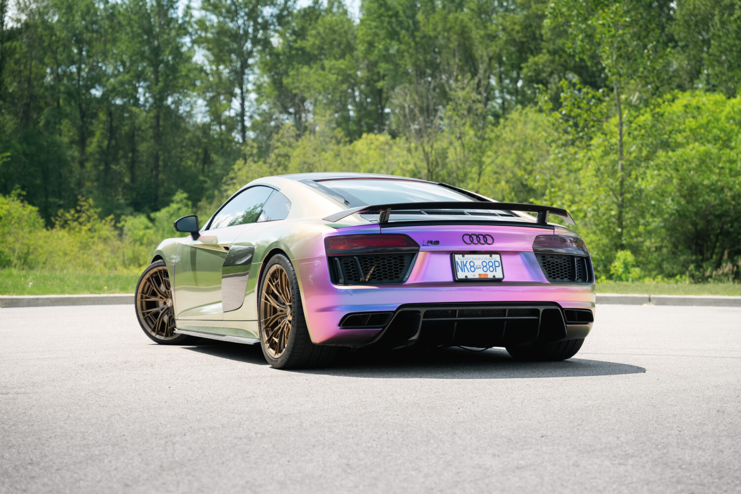 Audi R8 Purple Forgelite SV02 | Wheel Front