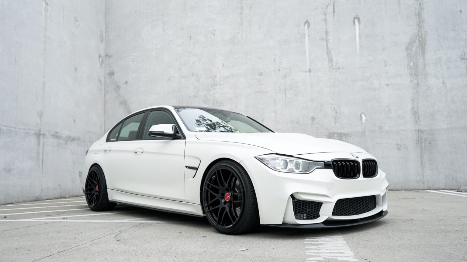 BMW 3 series F30 White Vision Forged VF006 | Wheel Front