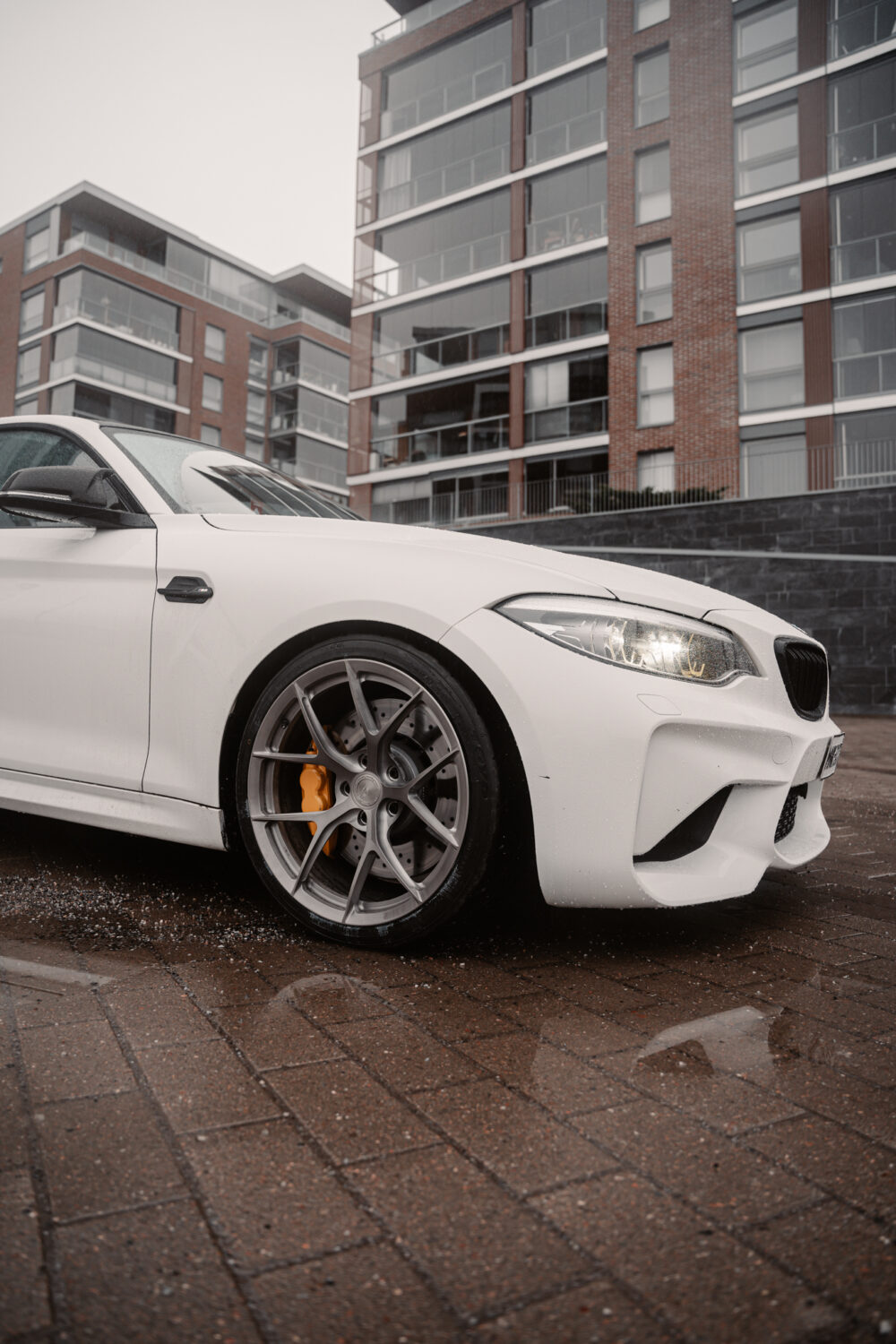 BMW M2 F87 White BC Forged Kl01 | Wheel Front