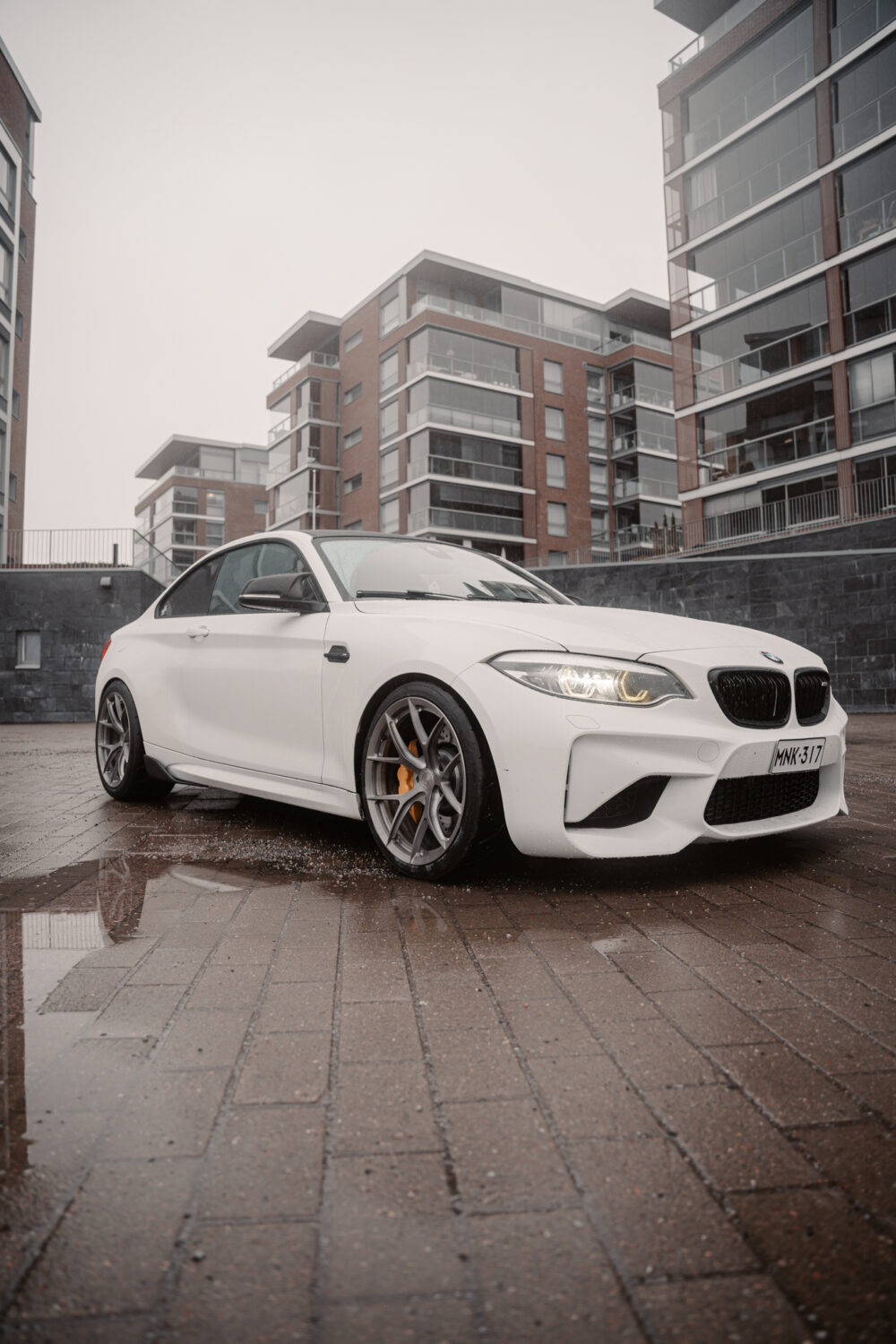 BMW M2 F87 White BC Forged Kl01 | Wheel Front