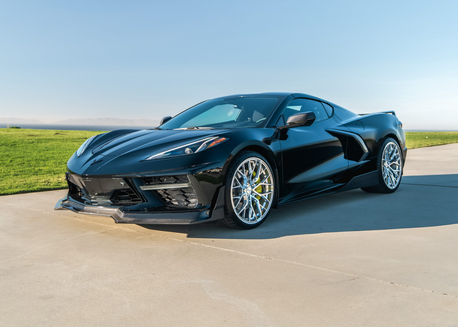 Chevrolet Corvette C8 Stingray Black Forgelite FL4 | Wheel Front