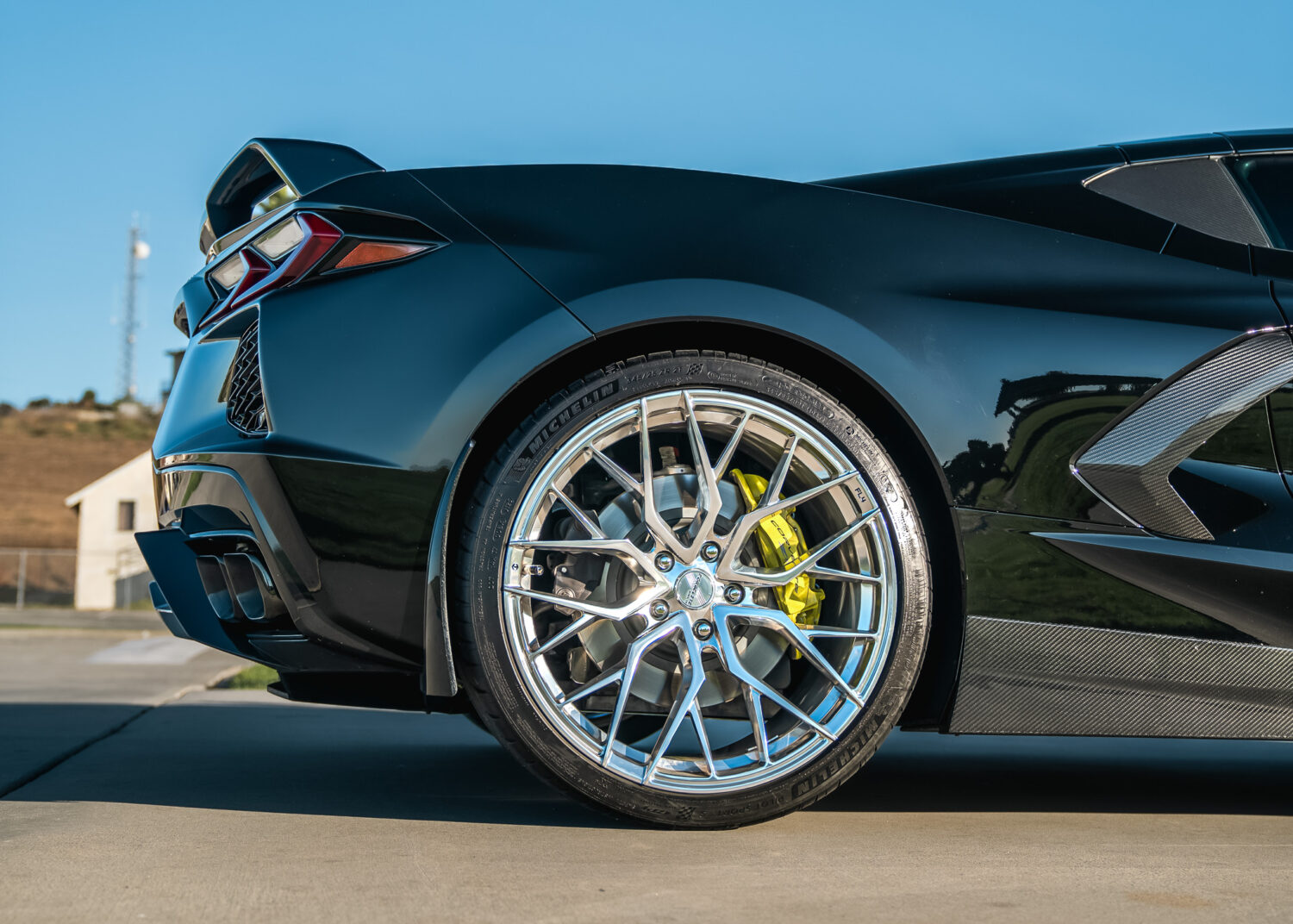 Chevrolet Corvette C8 Stingray Black Forgelite FL4 | Wheel Front