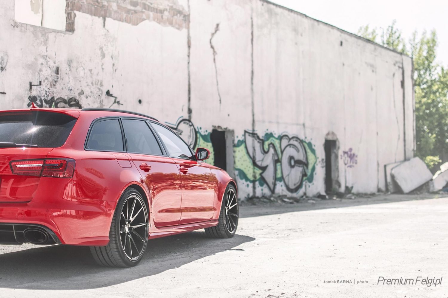 Audi RS6 C7 Red Vossen VFS-1 | Wheel Front