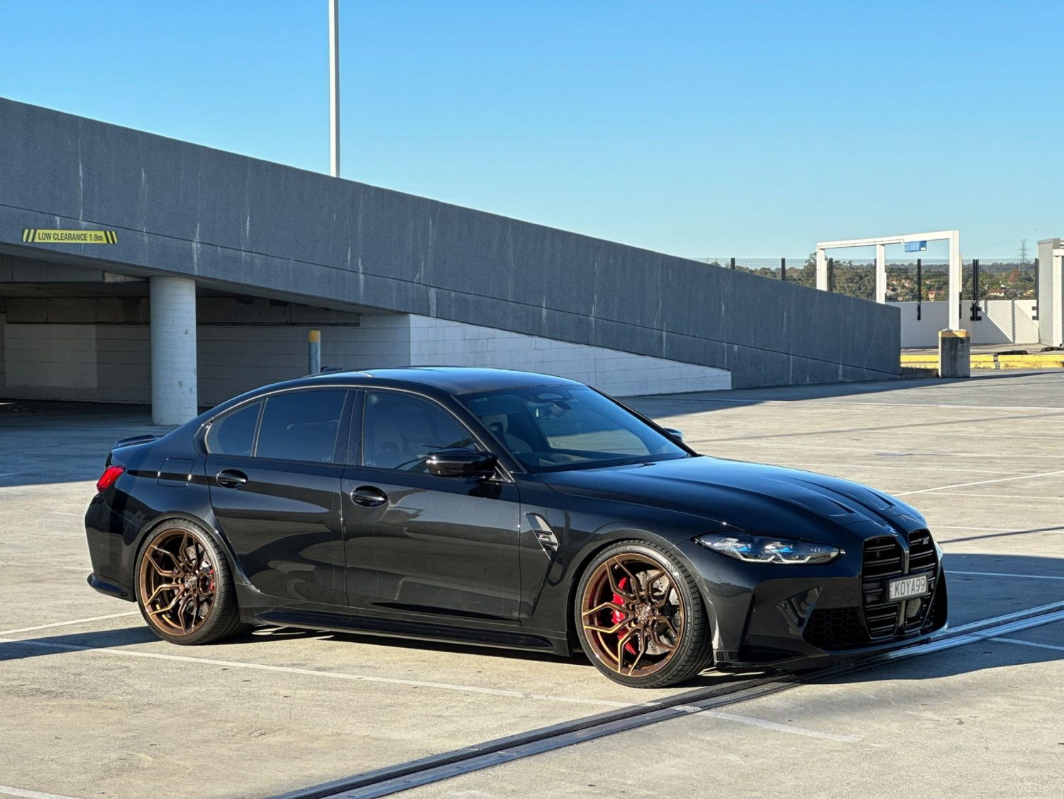 BMW M3 G80 Black Koya PMF02 | Wheel Front