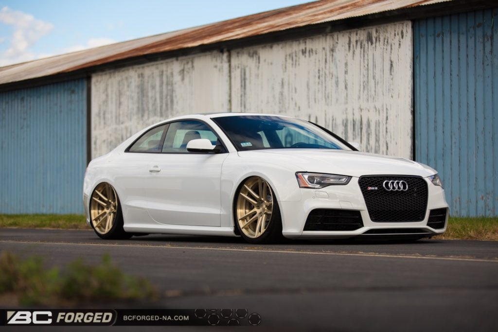 Audi RS5 B8 White BC Forged HBR5 | Wheel Front