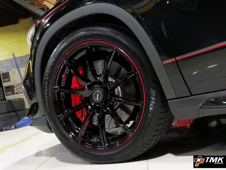 Mercedes-Benz GLA45 AMG Black with Rays Gram Lights 57Transcend REV ...
