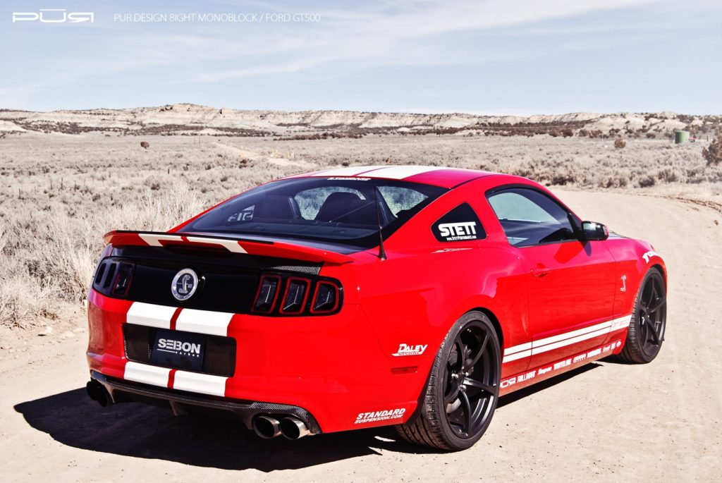 Ford Mustang S197 Red PUR 8IGHT | Wheel Front