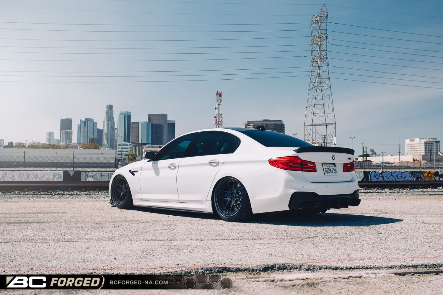 BMW M5 F90 White BC Forged MLE52 | Wheel Front