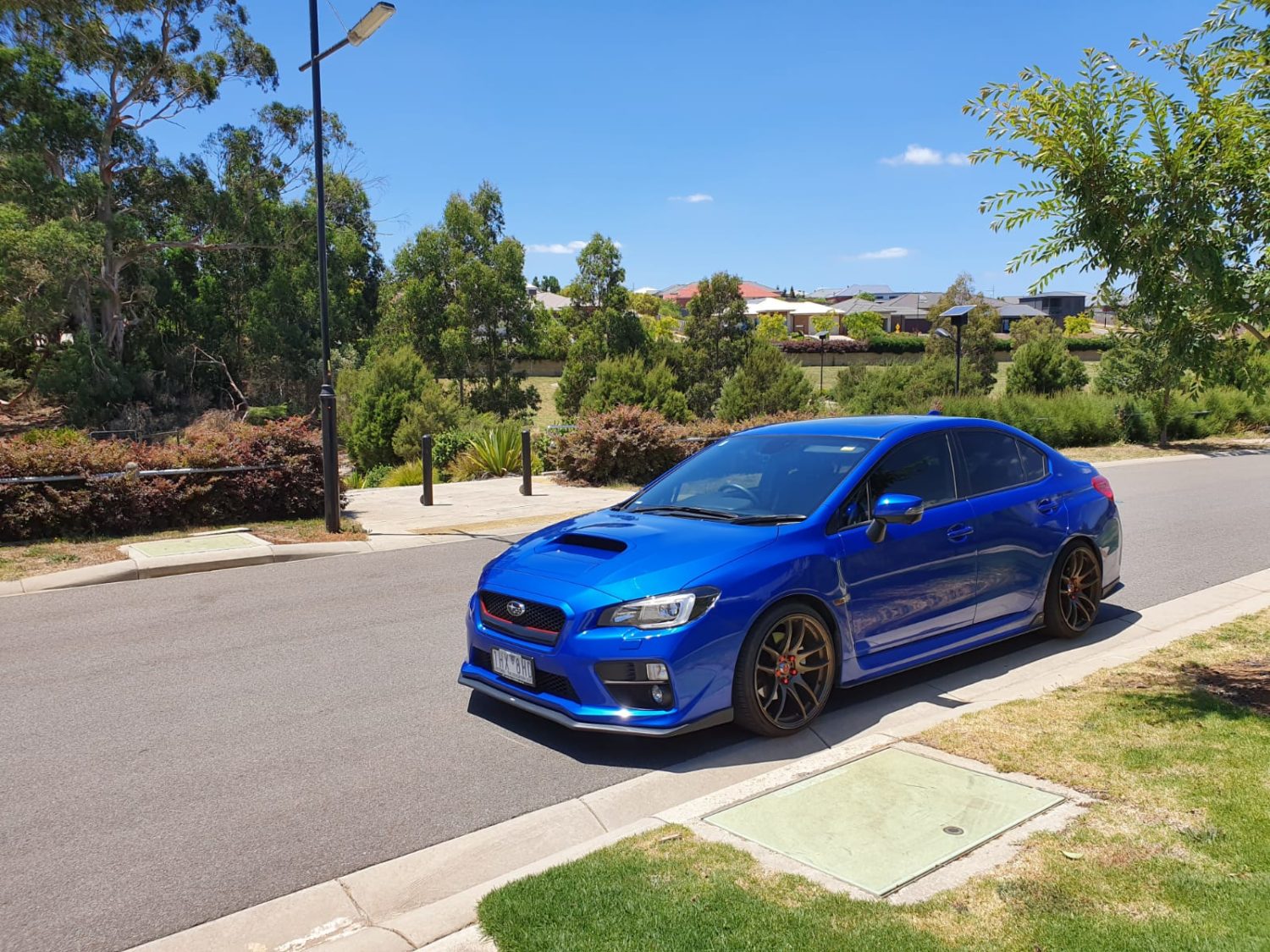 Subaru WRX VA Blue Work Emotion Kiwami | Wheel Front