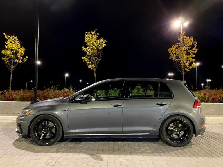 Volkswagen Golf R Mk7 Grey with Advan GT Aftermarket Wheels | Wheel Front
