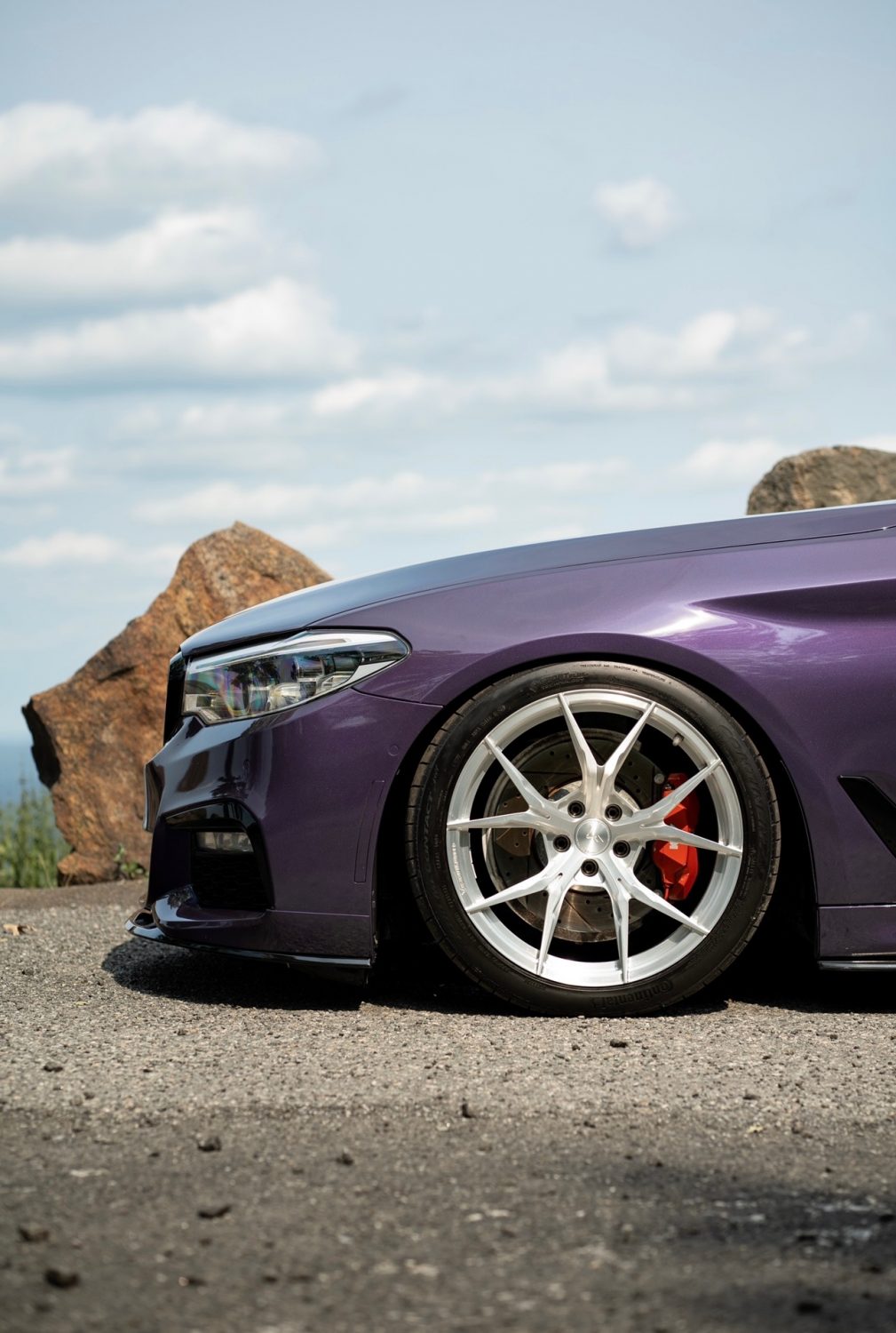 BMW 5 Series G30 Purple Vision Forged VF008 | Wheel Front