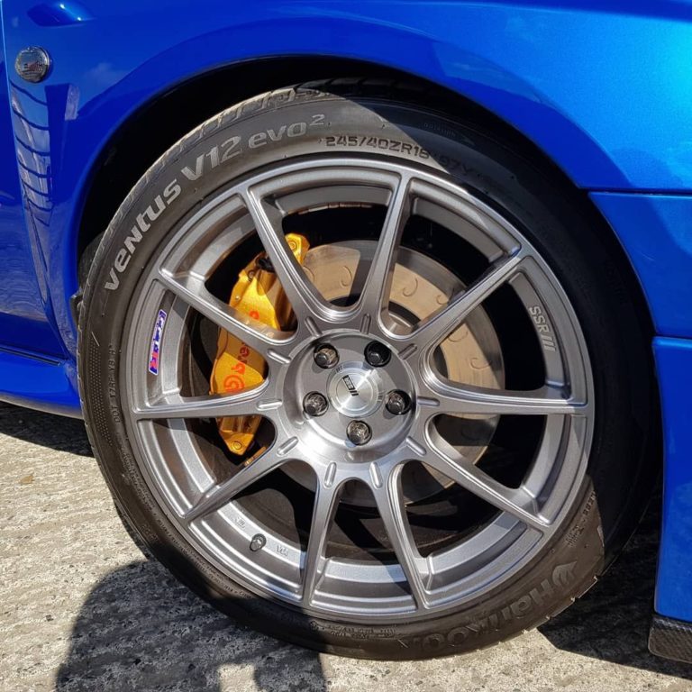 Subaru WRX/STI GD "Blob Eye" Blue SSR GTX01 | Wheel Front