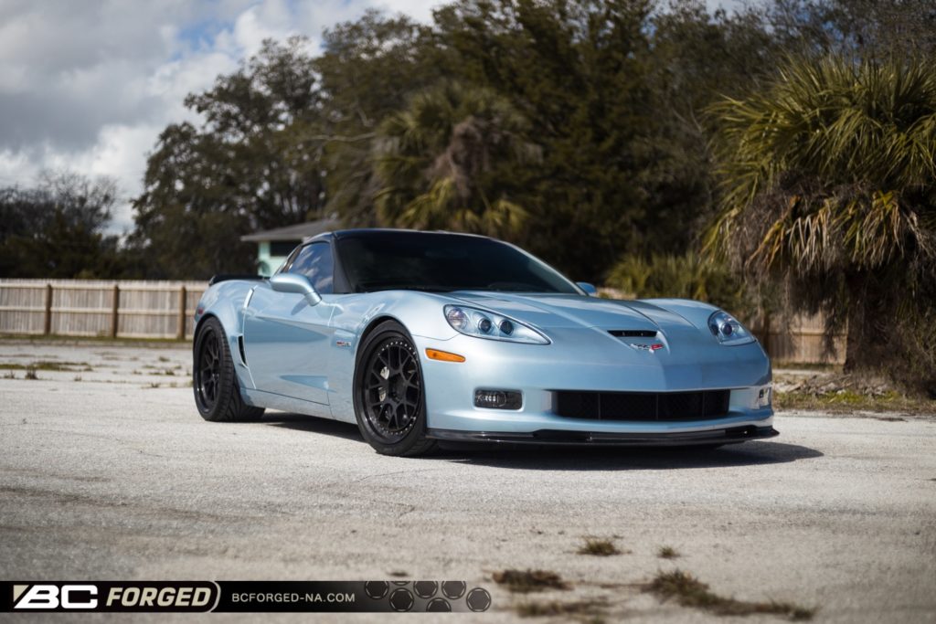 Chevrolet Corvette C6 Blue BC Forged LE72 | Wheel Front