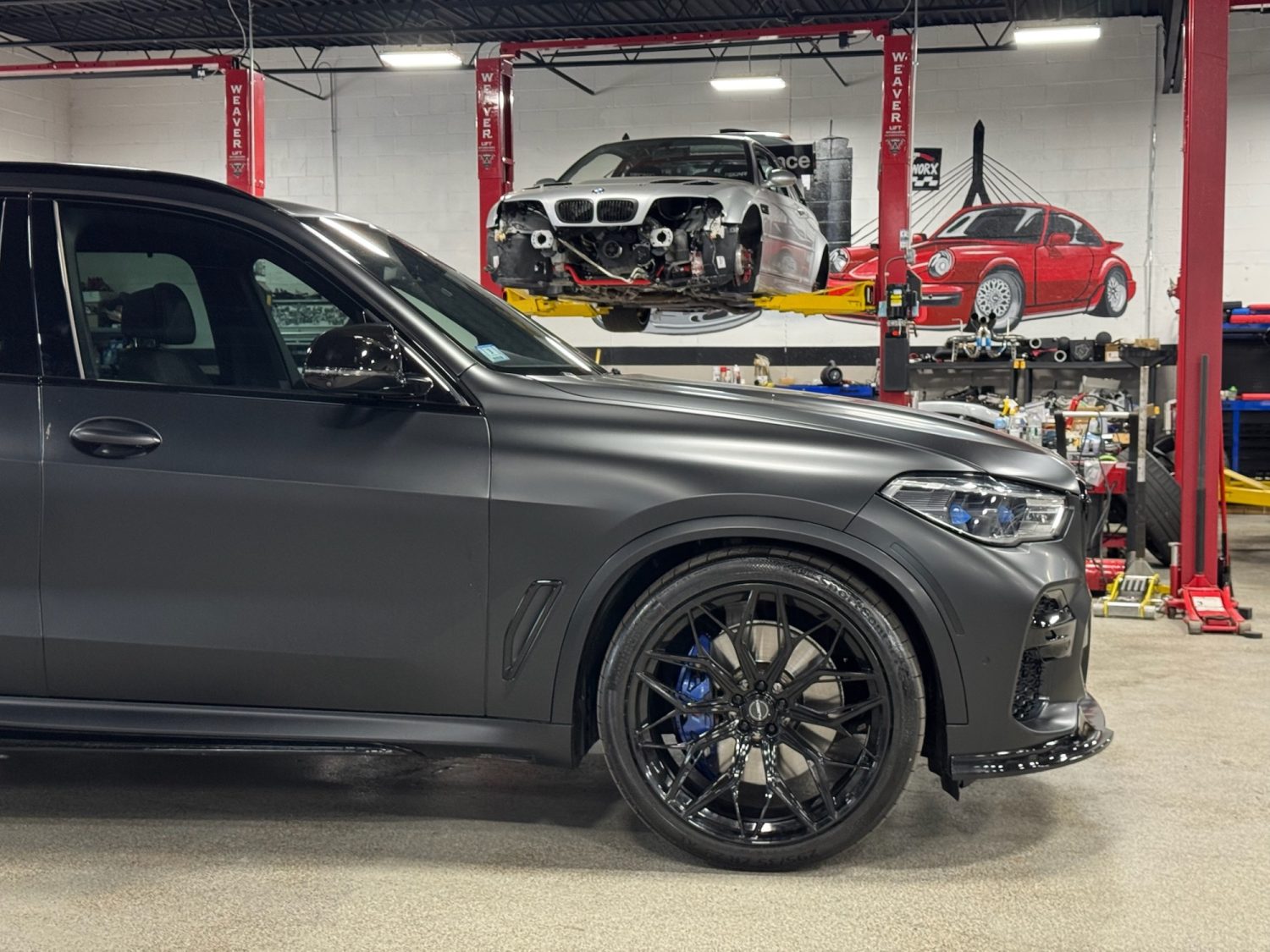 BMW X5 G05 Black With Rusch GTB-R Wheel | Wheel Front