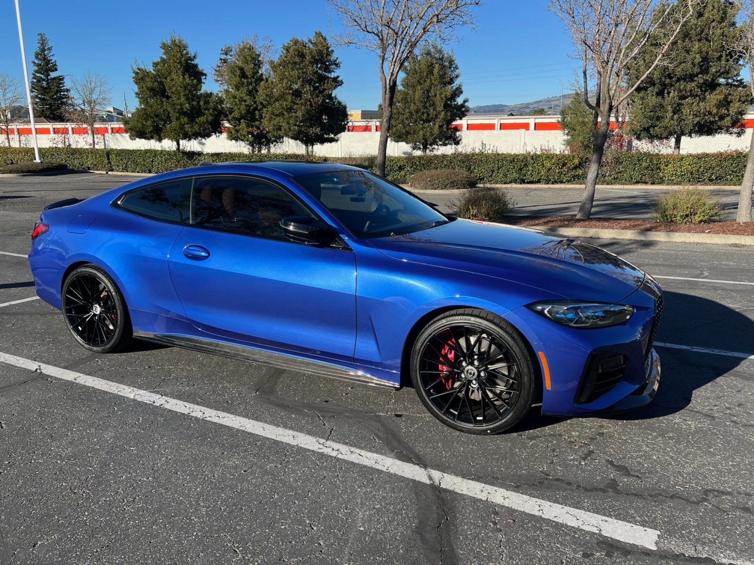 BMW 4 series G2X Blue With HRE FF28 Wheel | Wheel Front