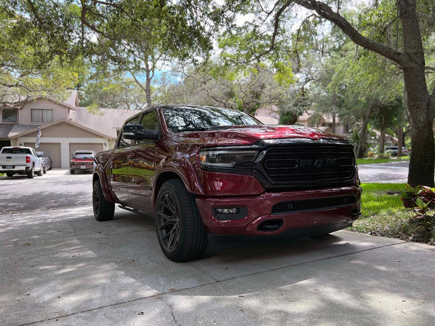 Dodge Ram Red Vossen HF6-4 | Wheel Front