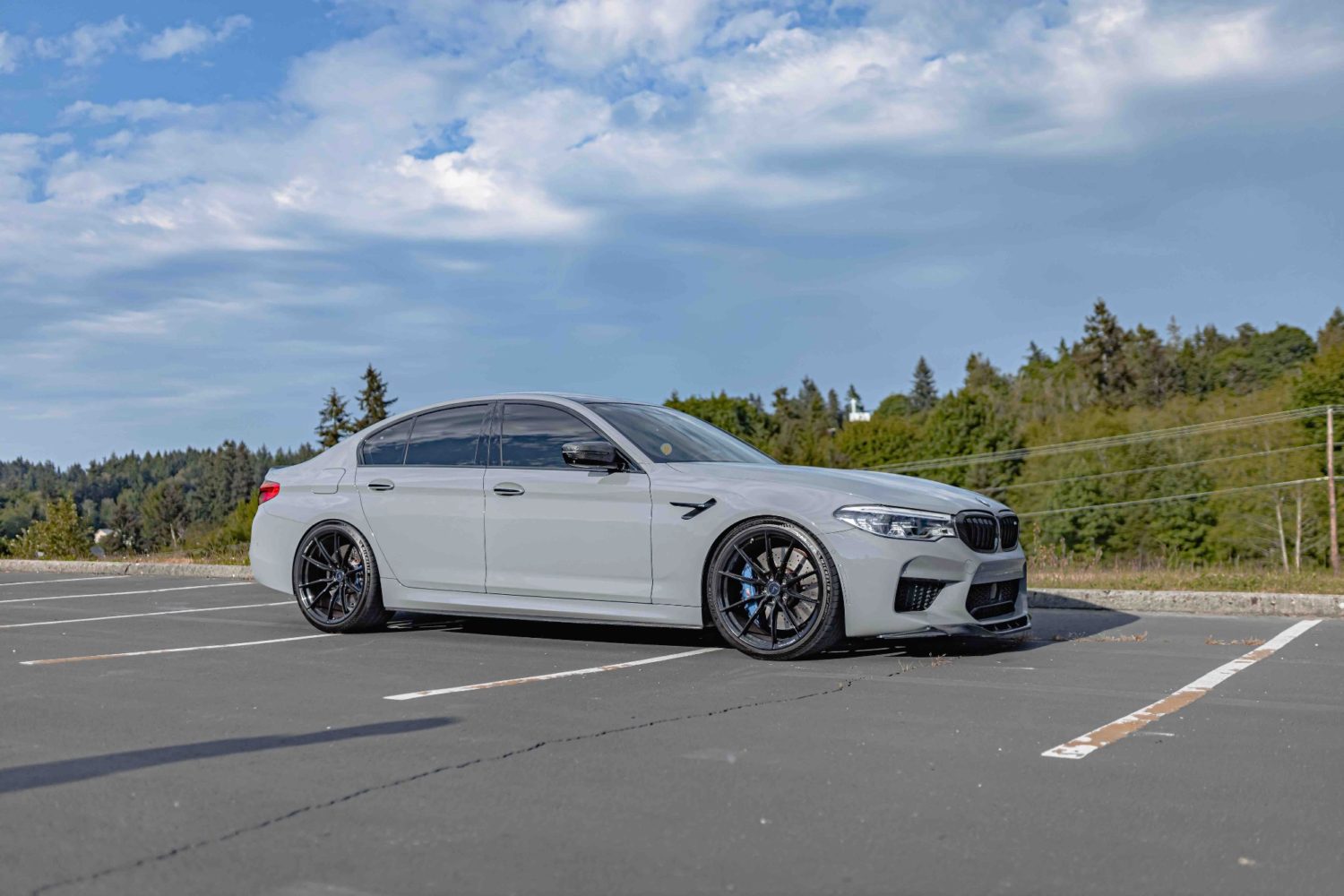 BMW M5 F90 Grey Vision Forged VF007 | Wheel Front