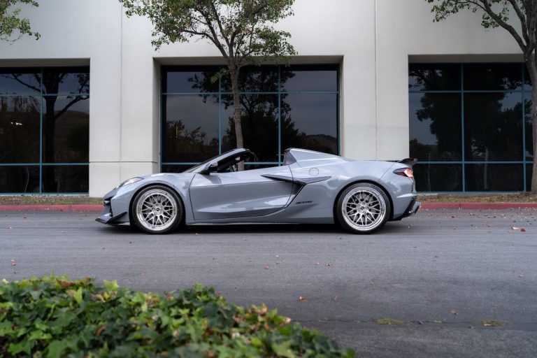 Chevrolet Corvette C8 Z06 Grey With Rusch MS-03 Wheel | Wheel Front