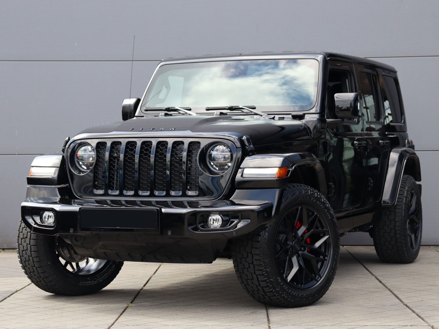 Black Jeep Wrangler With Black Rims