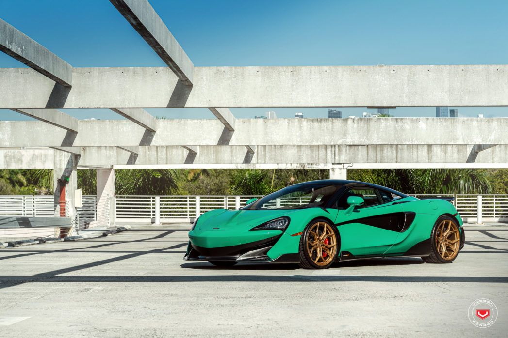 McLaren 600LT Green Vossen EVO-3R