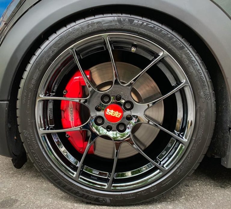 Mini Cooper Clubman R55 Grey with BBS RF Aftermarket Wheels | Wheel Front