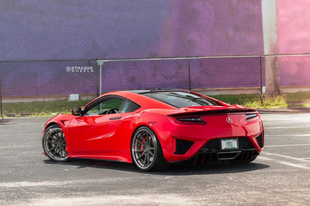 Honda NSX Red Strasse SV1 Deep Concave FS | Wheel Front