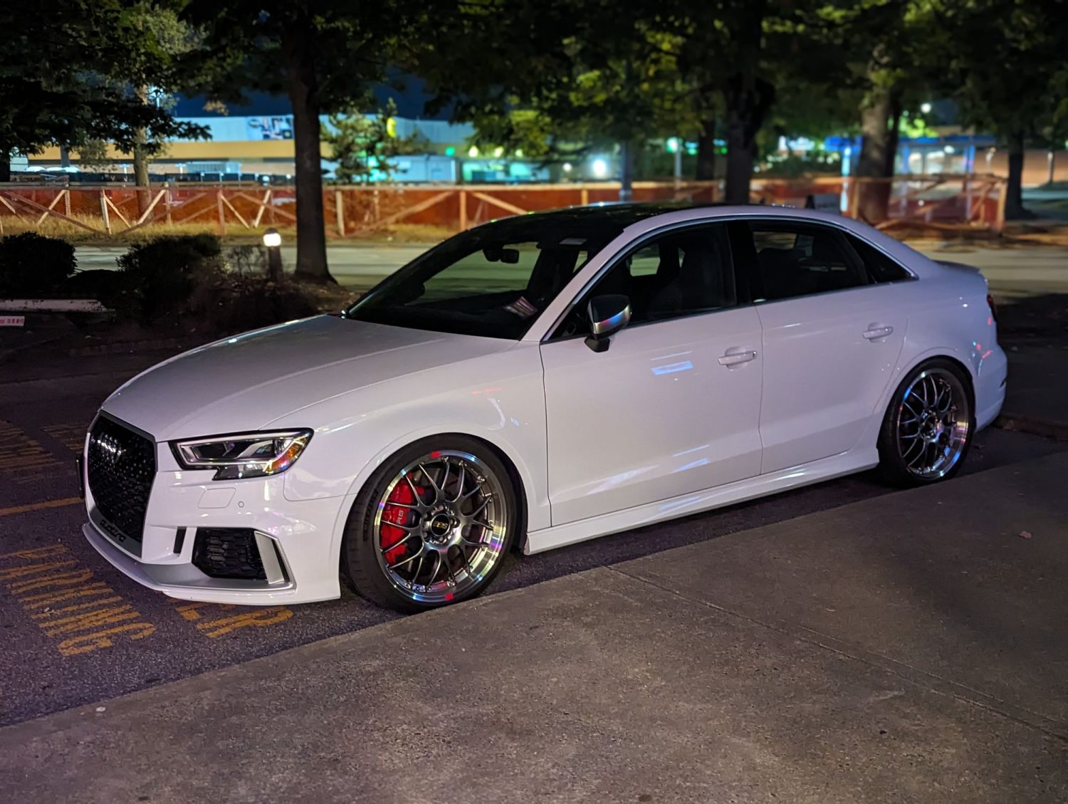 Audi RS3 8V Sedan White BBS RS-GT | Wheel Front