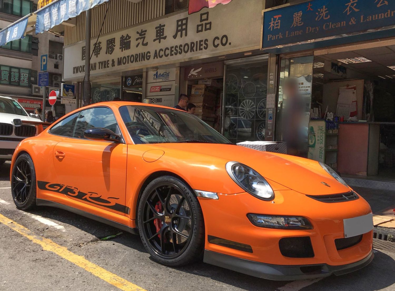 Porsche 911 GT3 RS 997 Orange BBS RI-D | Wheel Front