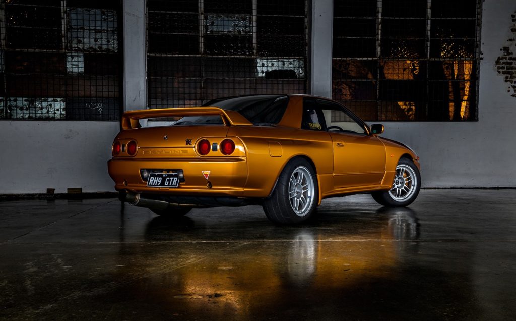 Nissan Skyline R32 Orange Enkei RPF1 | Wheel Front