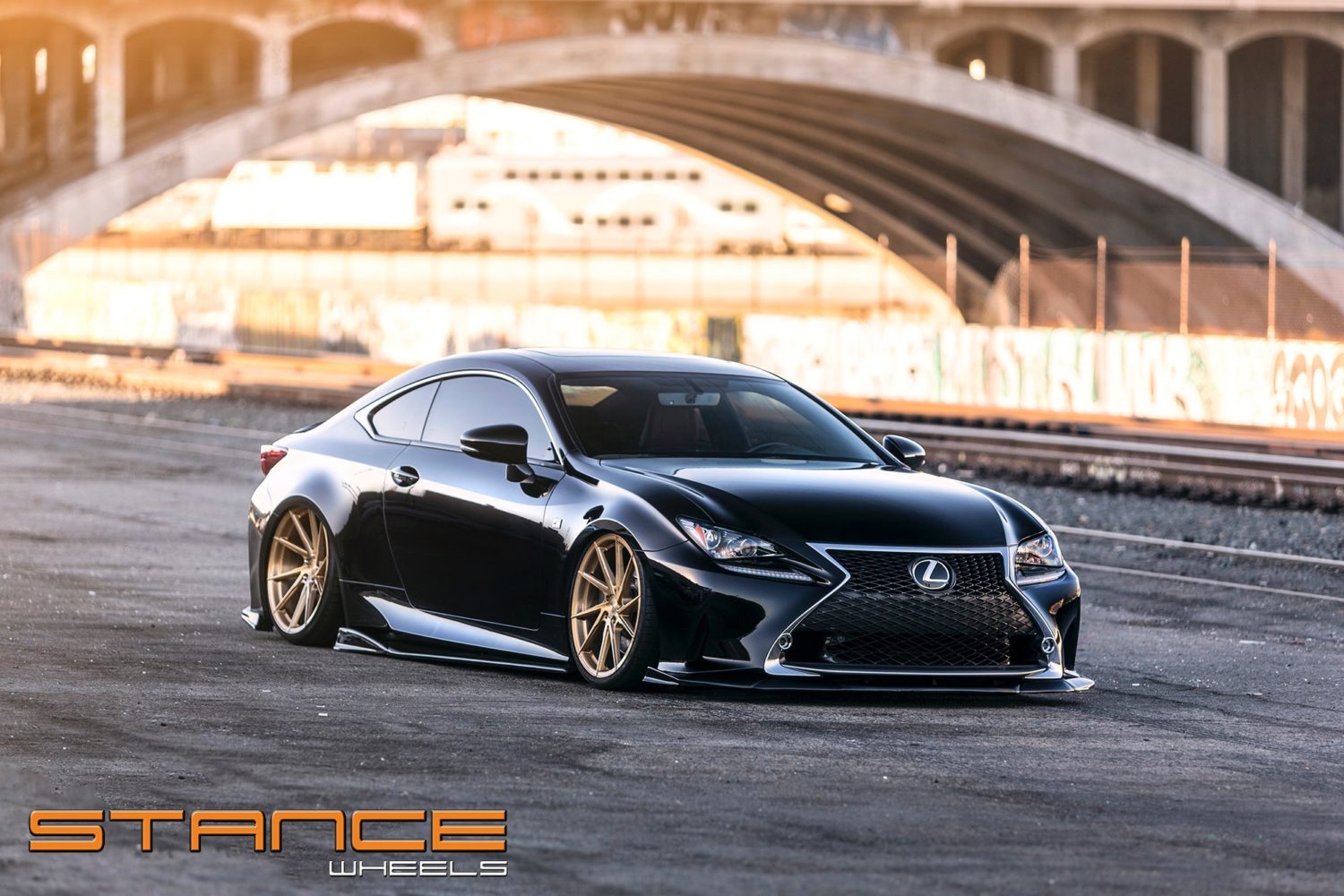 Lexus RC Black Stance SF01 Wheel | Wheel Front