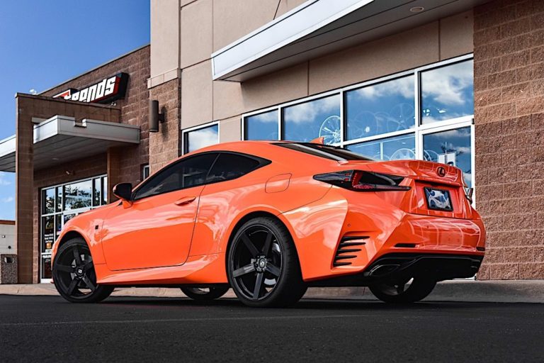 Lexus RC350 Orange Giovanna KOKO Kuture Sardinia-5 | Wheel Front