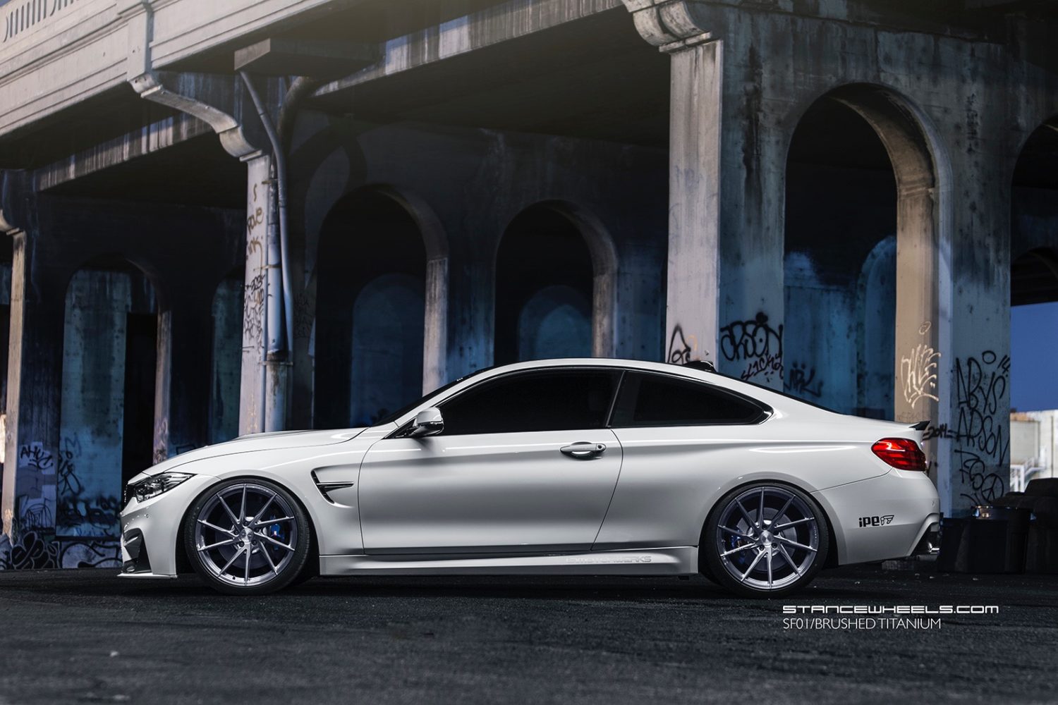 BMW 4 series F3X White Stance SF01 | Wheel Front