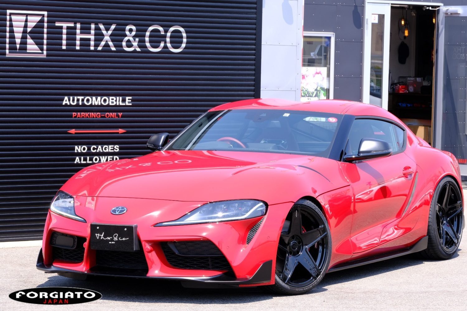 Toyota Supra GR A90 Red Forgiato CLASSICO-M | Wheel Front